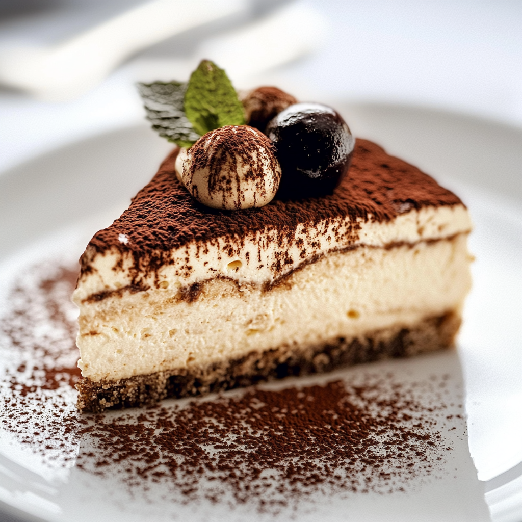 Indulge in Decadent Tiramisu Cheesecake Recipe