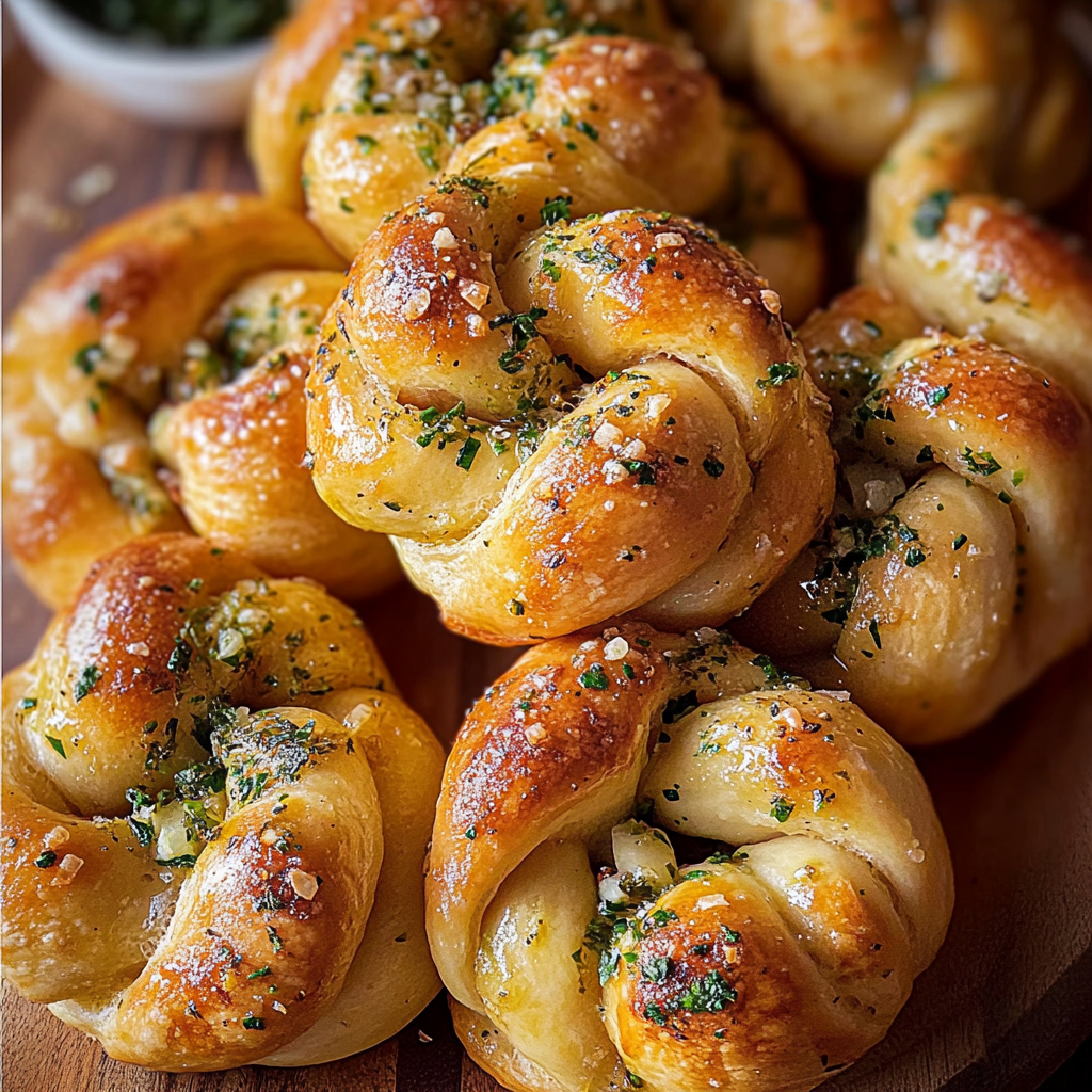 Easy Garlic Knots Recip