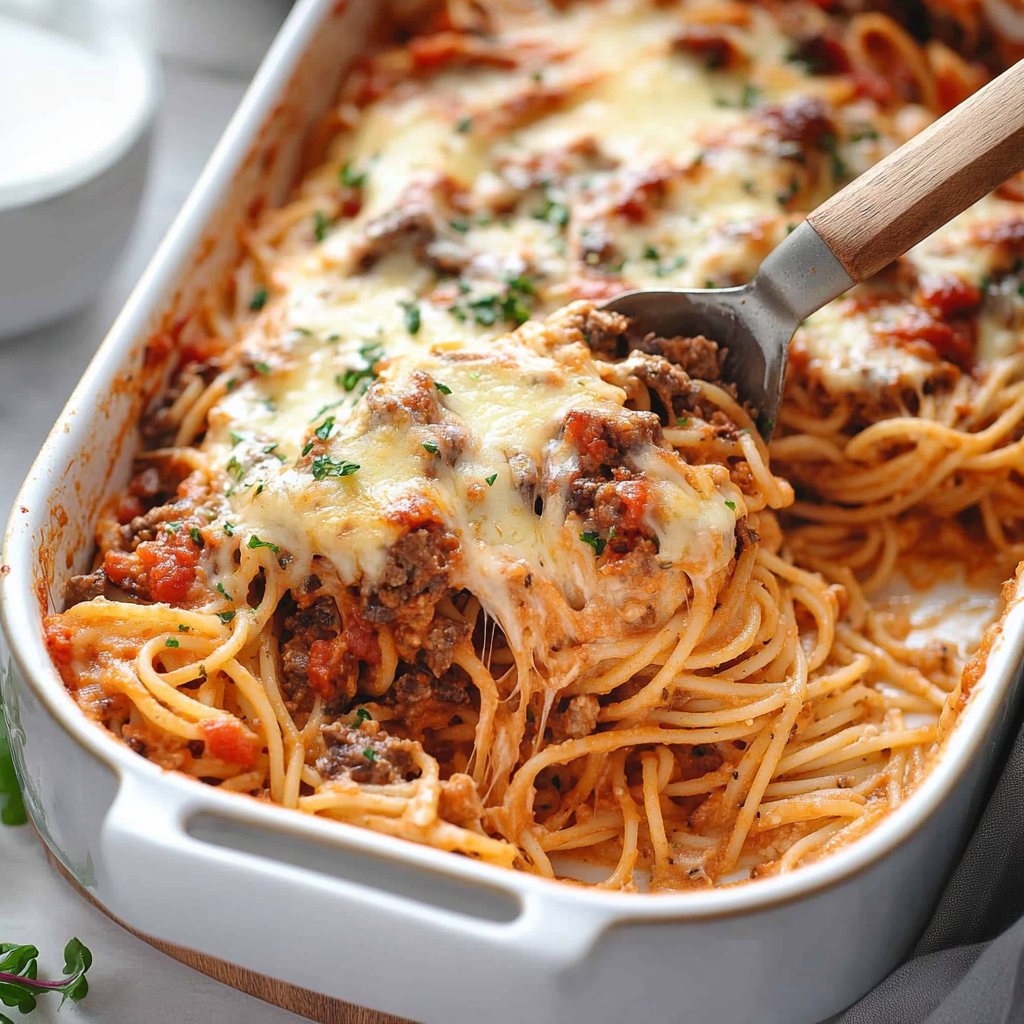 Easy Baked Spaghetti Recipe for Families