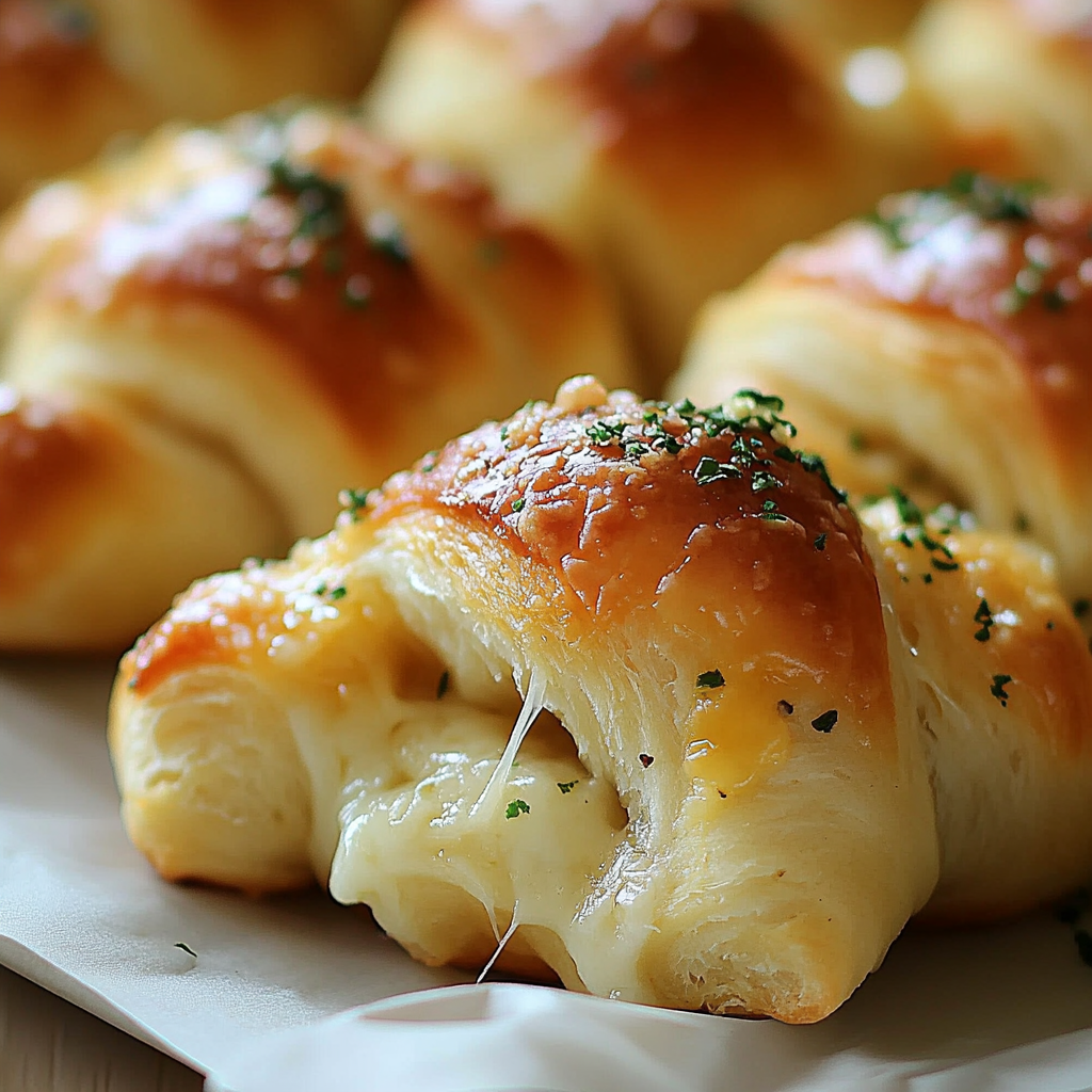 Cheesy Garlic Crescent Rolls Recipe | Easy & Delicious