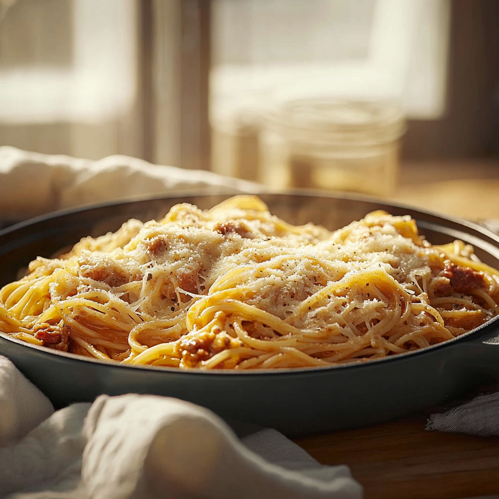 Million Dollar Spaghetti Recipe - A Family Favorite