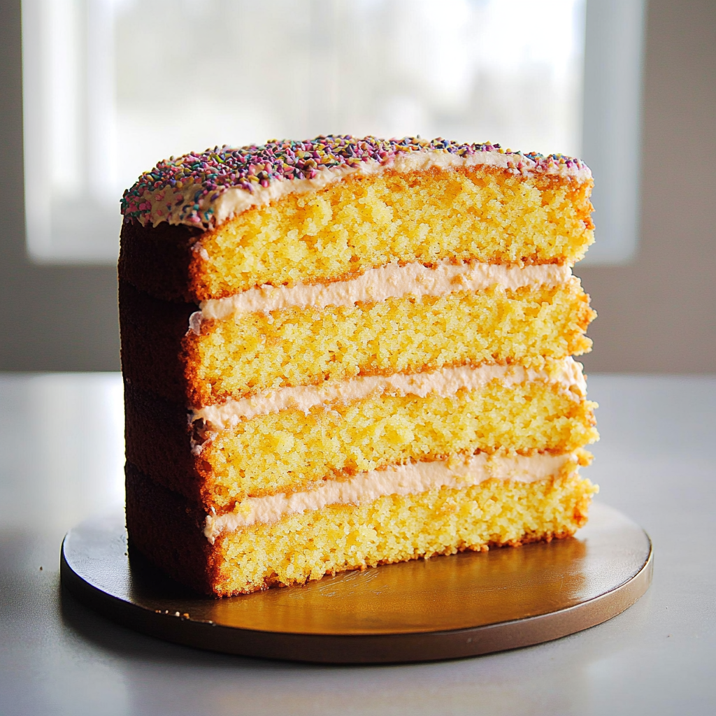 Delicious Yellow Layer Cake