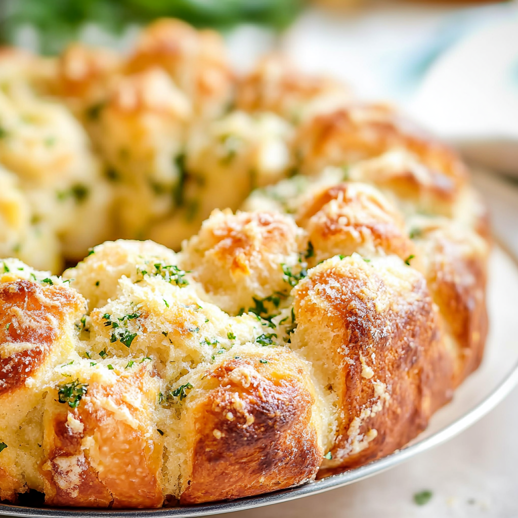 Easy Garlic Parmesan Monkey Bread Recipe