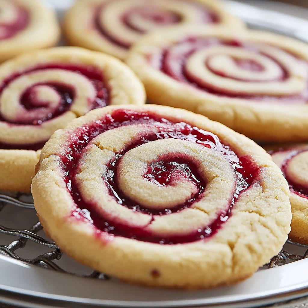 Easy Raspberry Swirl Cookies Recipe