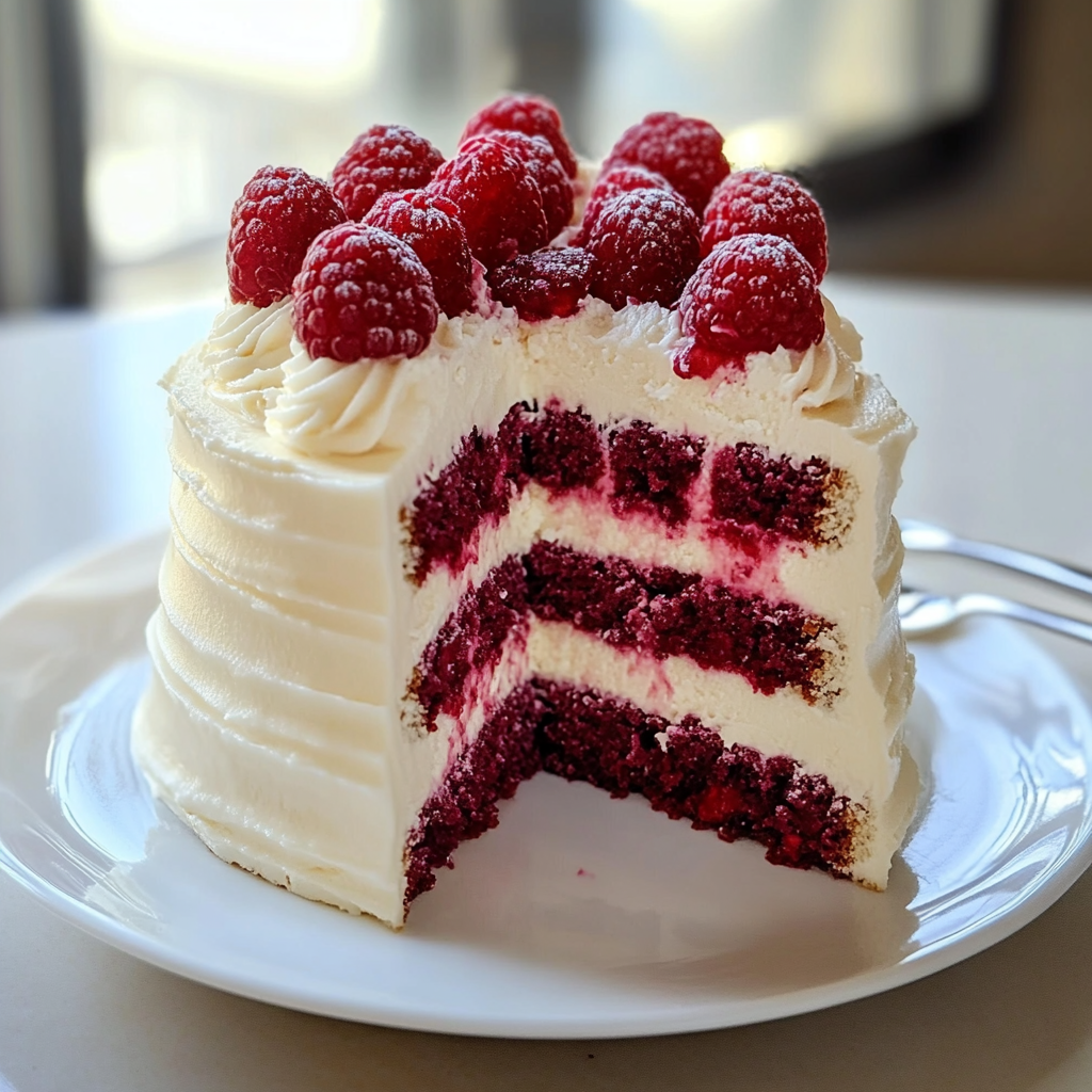 Delightful White Chocolate Raspberry Cake Recipe