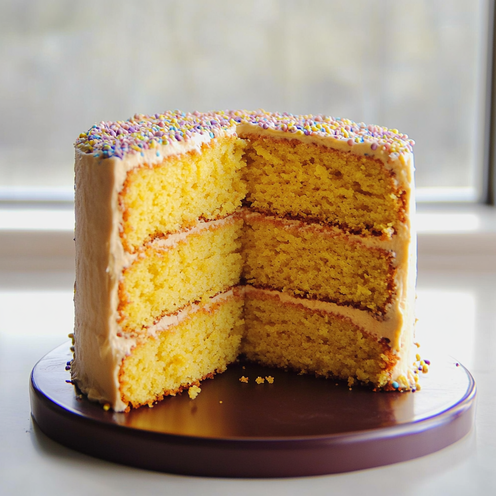 Delicious Yellow Layer Cake