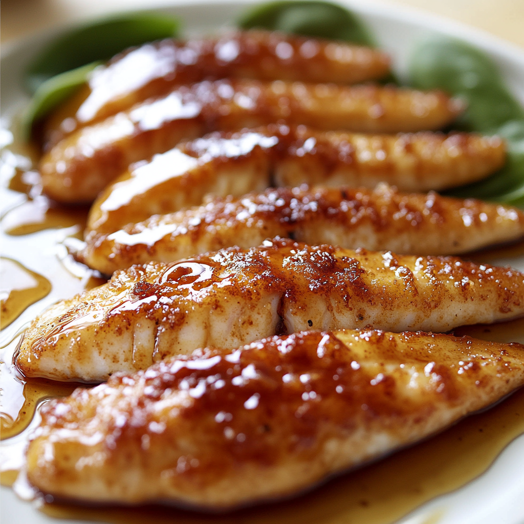 Honey Ginger Glazed Tilapia