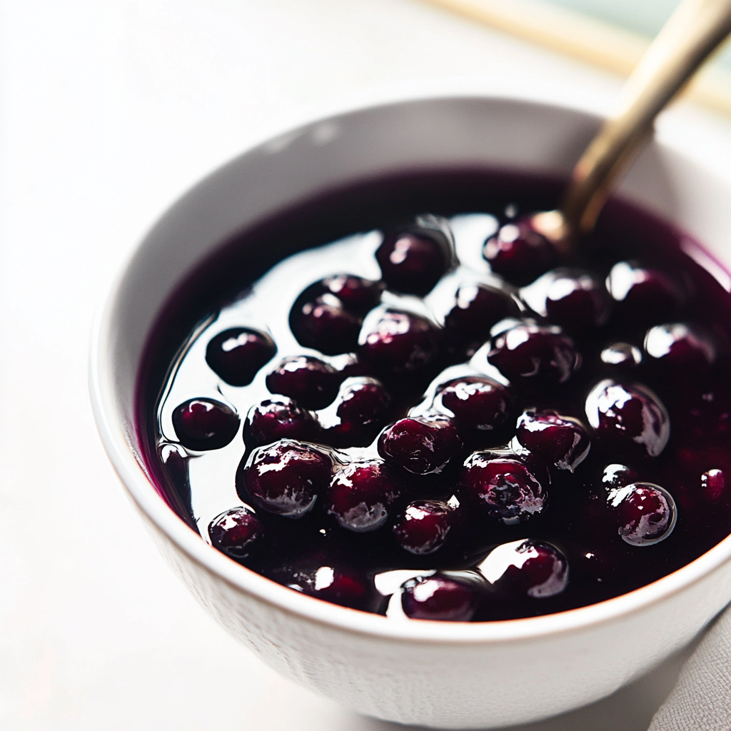 Easy Blueberry Sauce Syrup