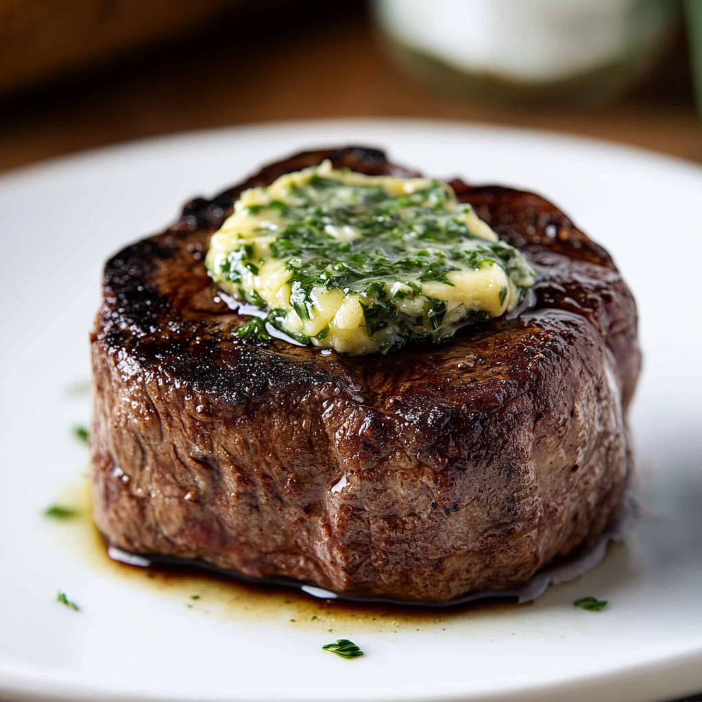 Perfect Filet Mignon with Garlic Herb Butter Recipe