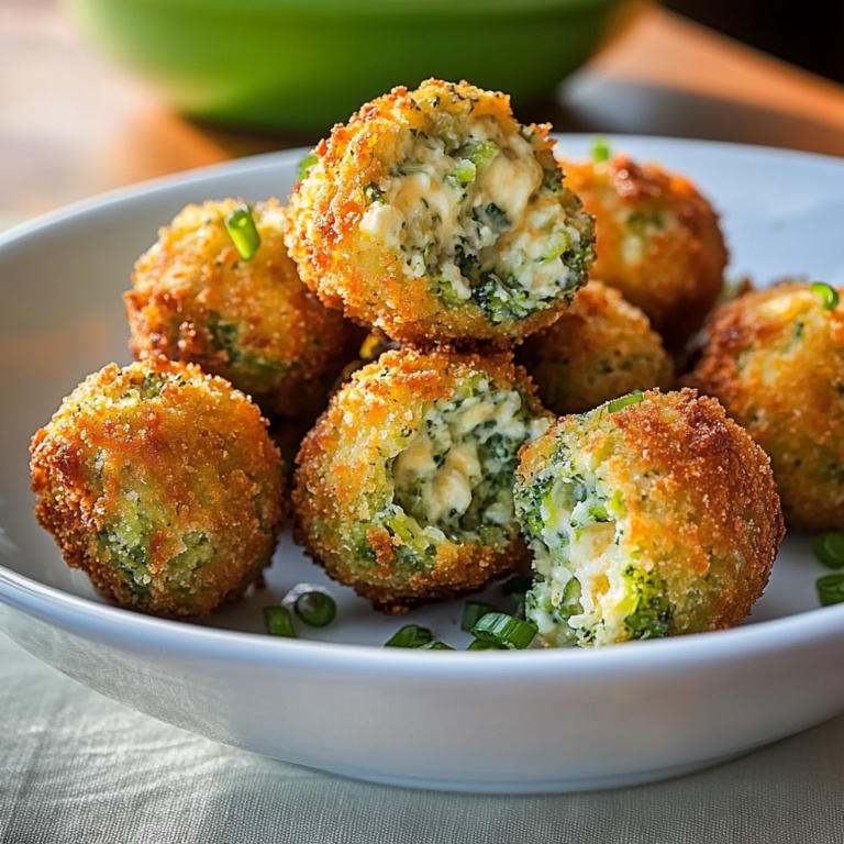 BROCCOLI CHEESE BALLS Recipe