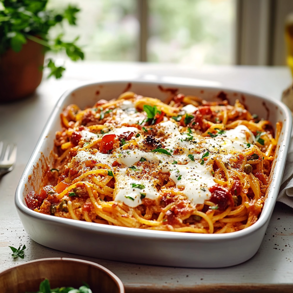 Easy Baked Spaghetti Recipe for Families
