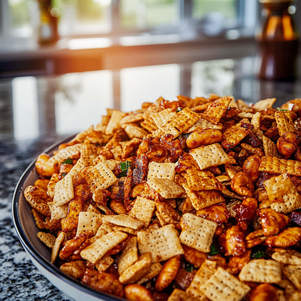 Delicious BBQ Chex Mix Recipe for Snack Lovers