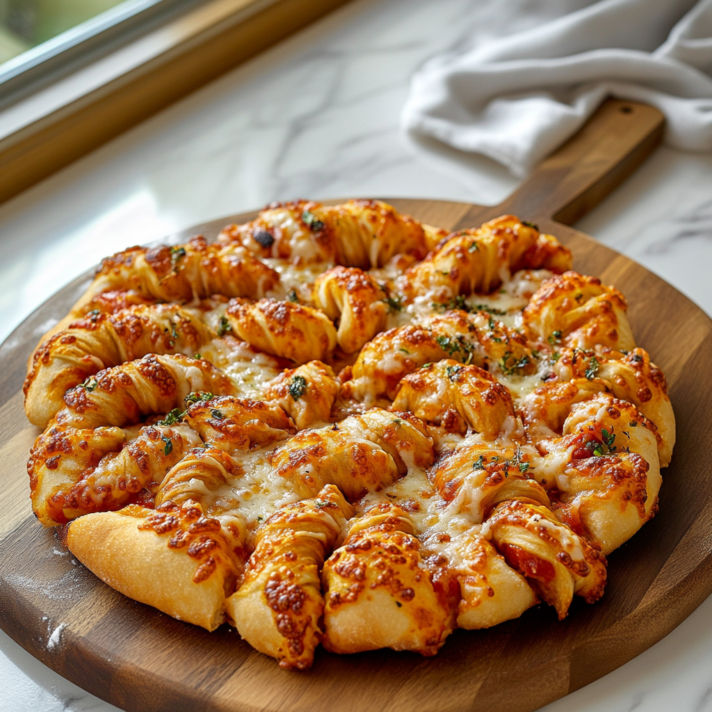 Pull Apart Twisted Pizza
