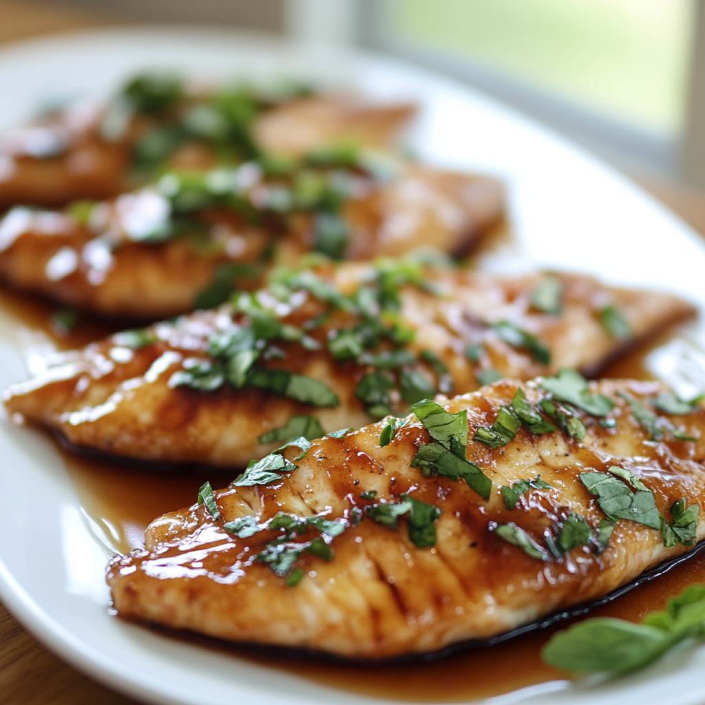Honey Ginger Glazed Tilapia