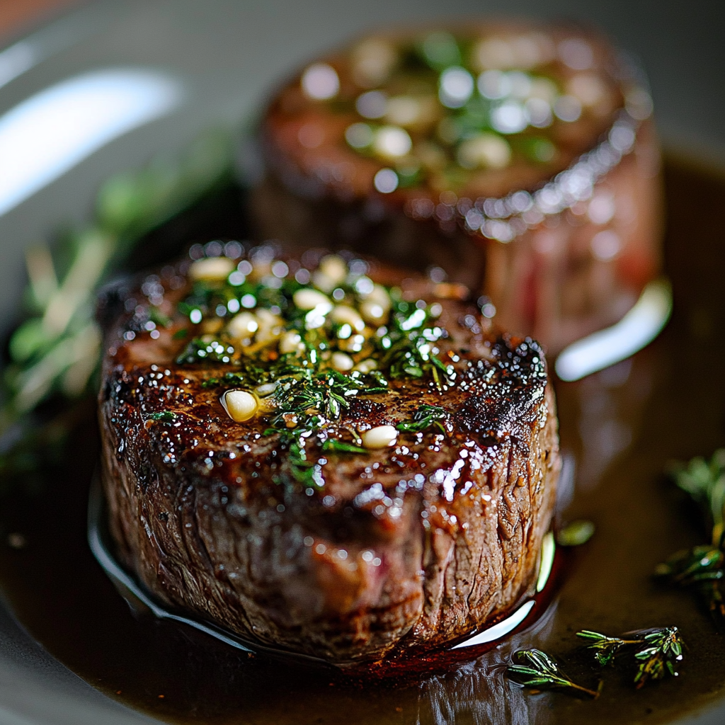 Perfect Filet Mignon with Garlic Herb Butter Recipe
