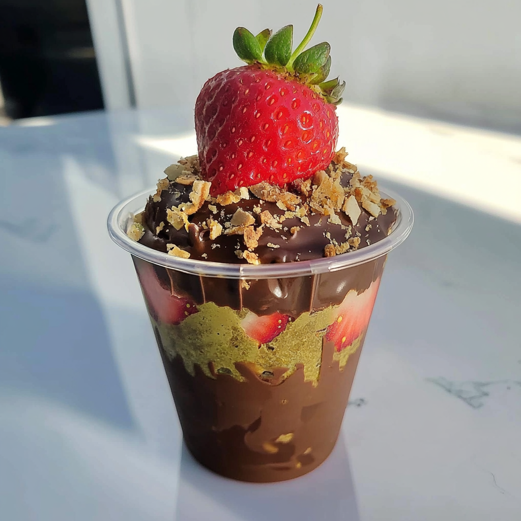 Dubai Chocolate Strawberry Cup