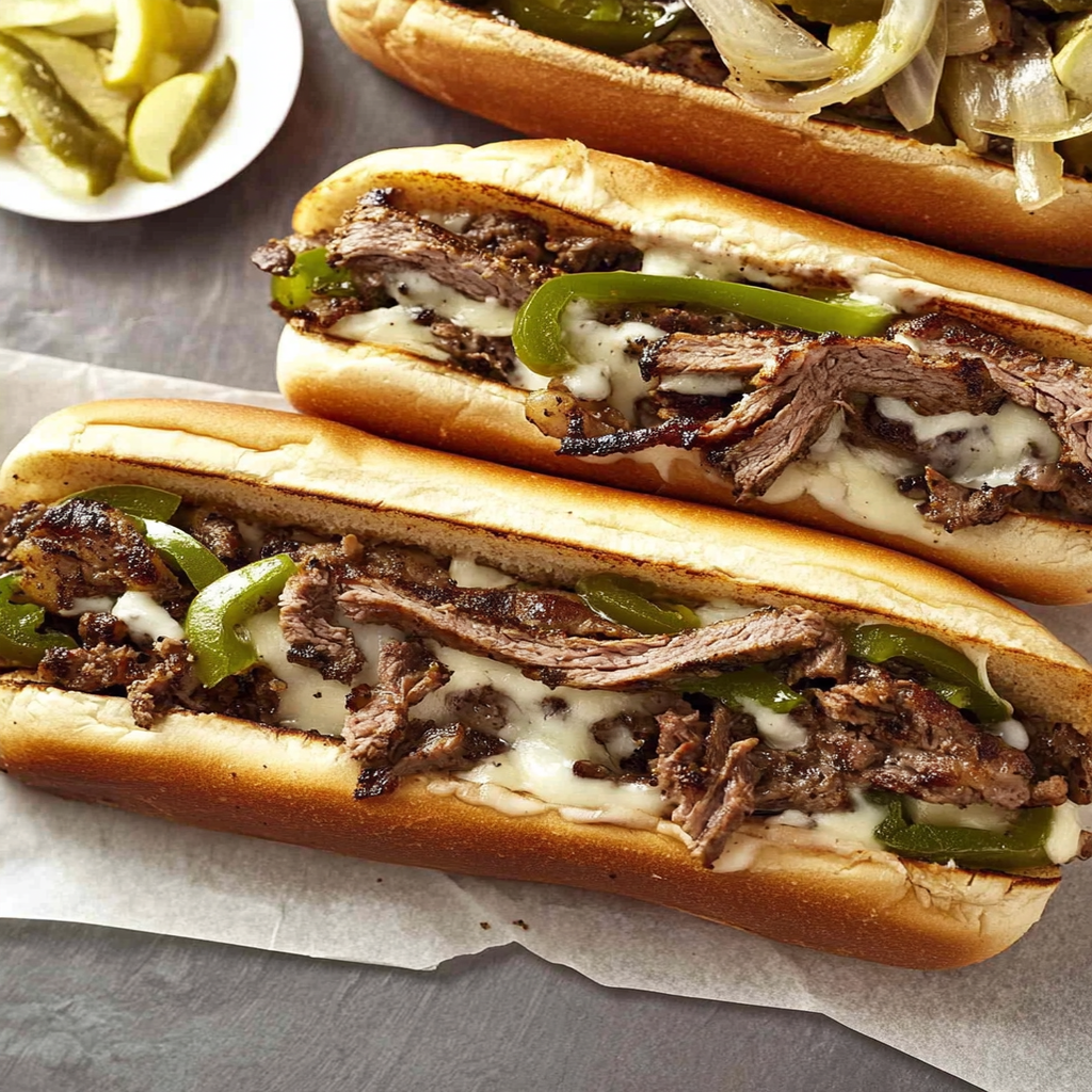 Easy Philly Cheese Steak Sandwich
