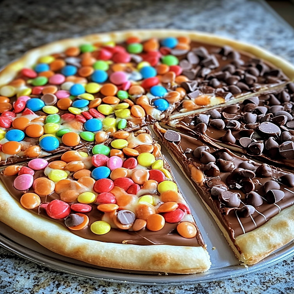 Chocolate Candy Pizza