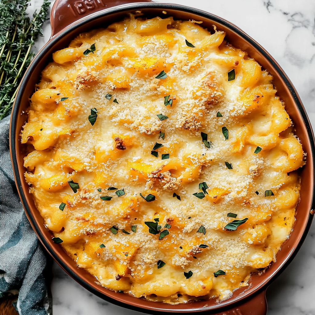 Creamy Butternut Squash Mac and Cheese