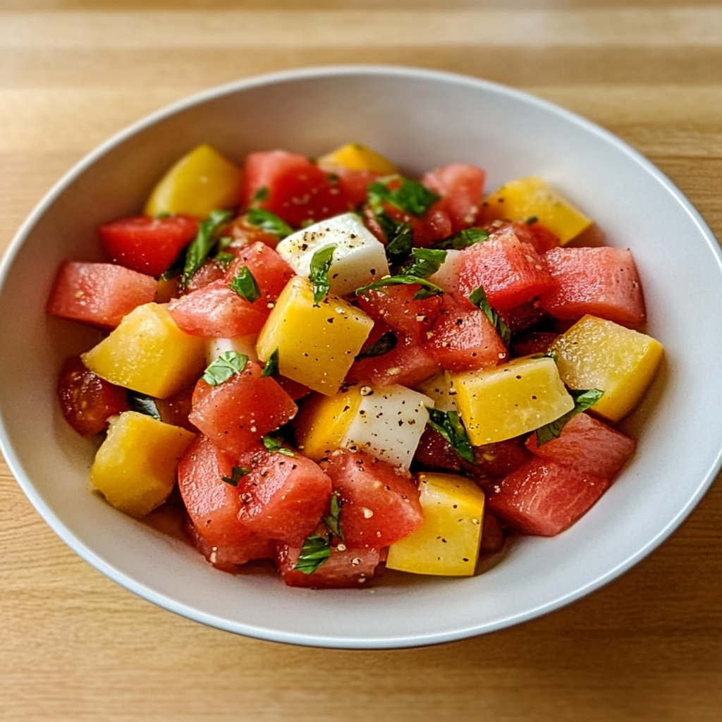 Heirloom Tomato & Watermelon Salad