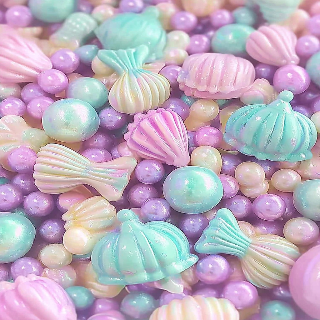 Mermaid Birthday Party Edible Mermaid Pearls