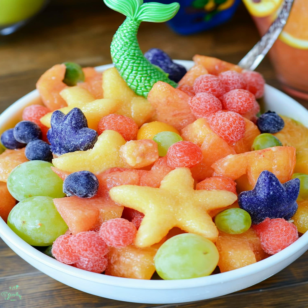 Mermaid Birthday Party Lagoon Fruit Salad