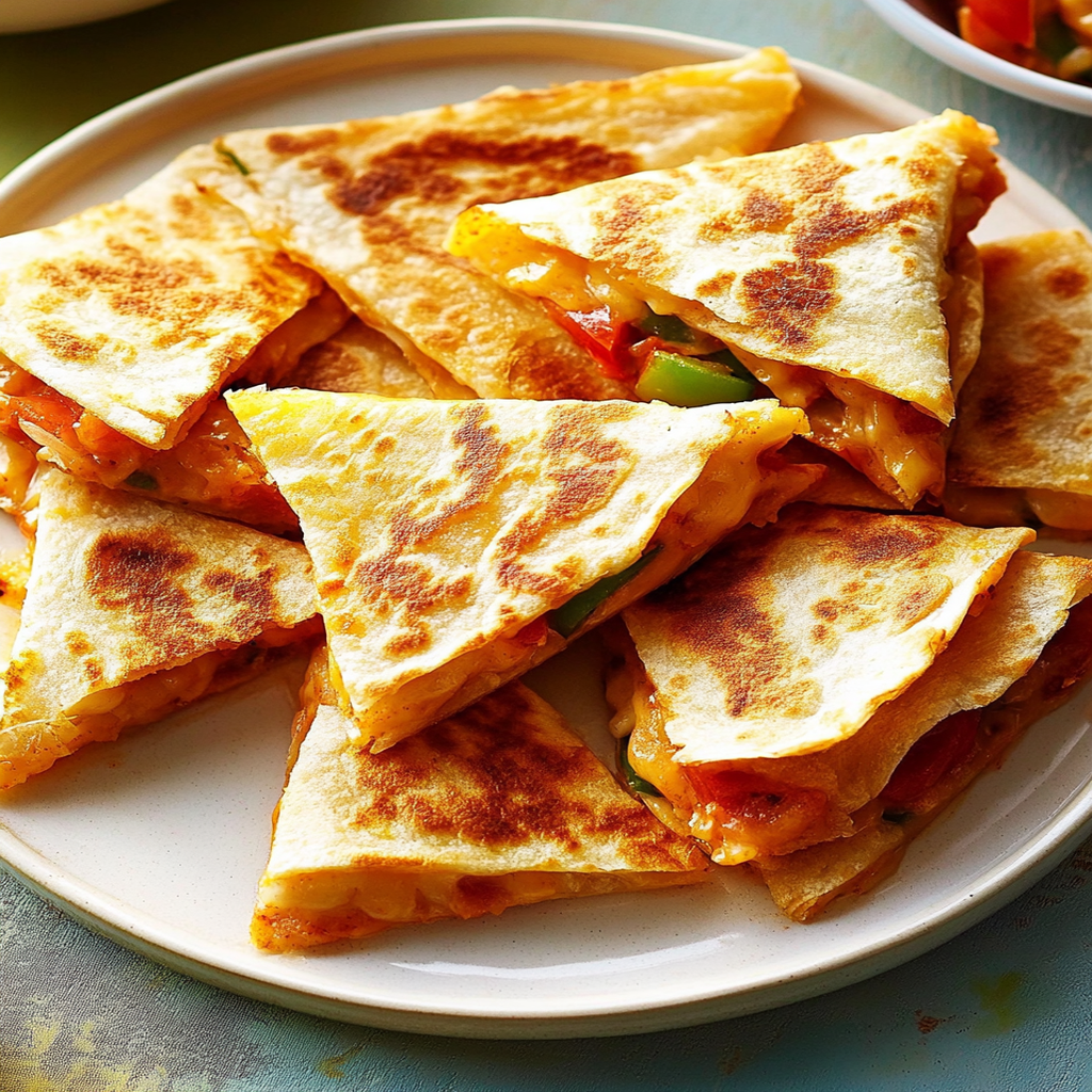 Mini Quesadilla Triangles