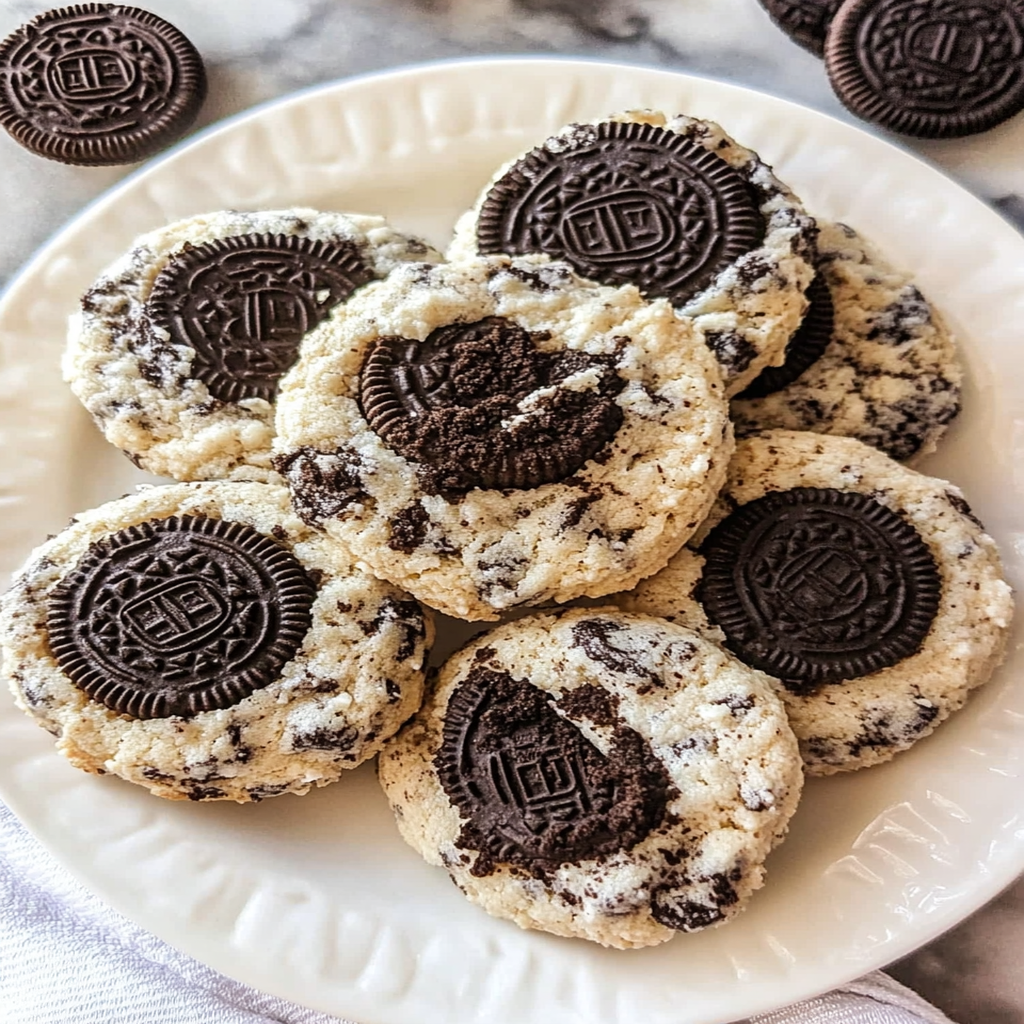 Oreo Cheesecake Cookies