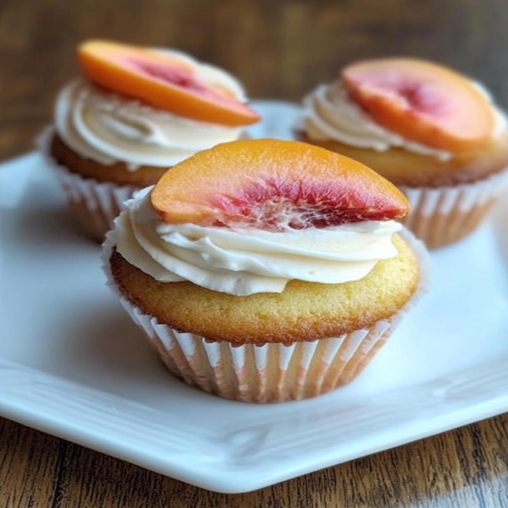 Peachy Keen Summer Cupcakes
