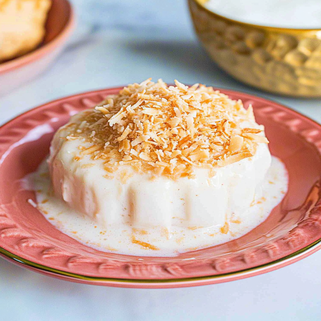 Tembleque Coconut Pudding