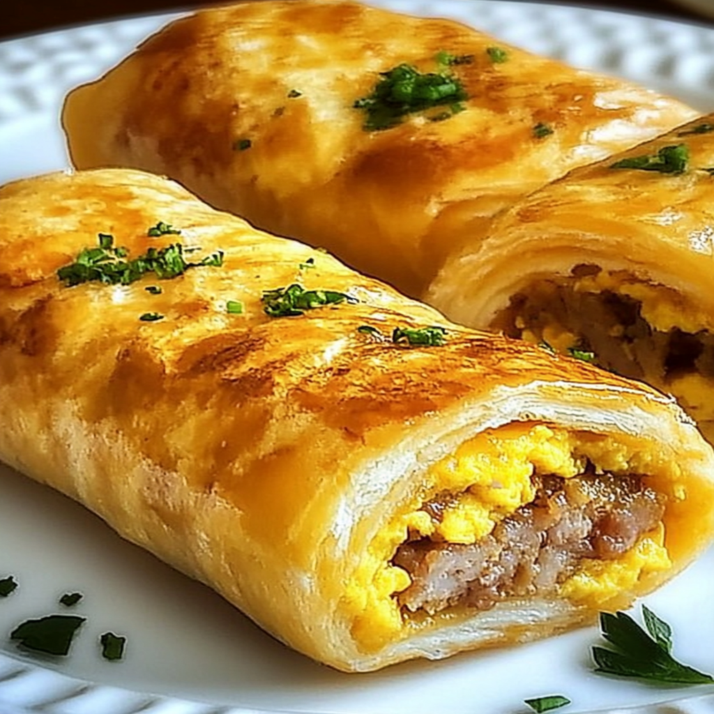 Sausage, Egg Breakfast Roll-Ups