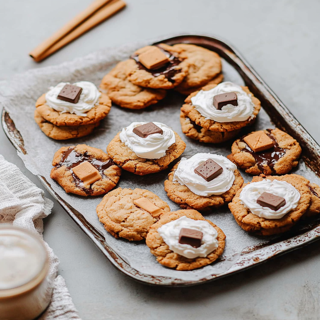 S'mores Inspired Summer Cookies