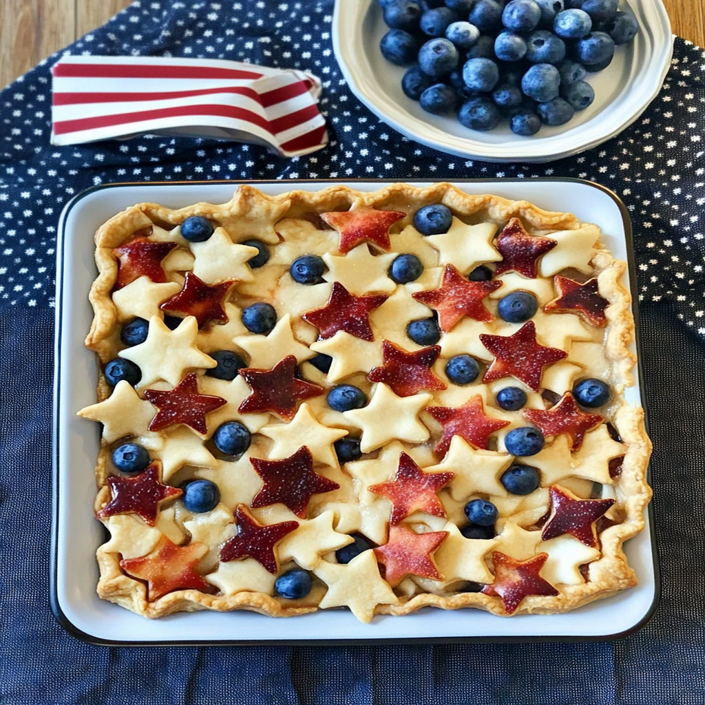 Star-Spangled Pie Recipes 4th of July Dessert