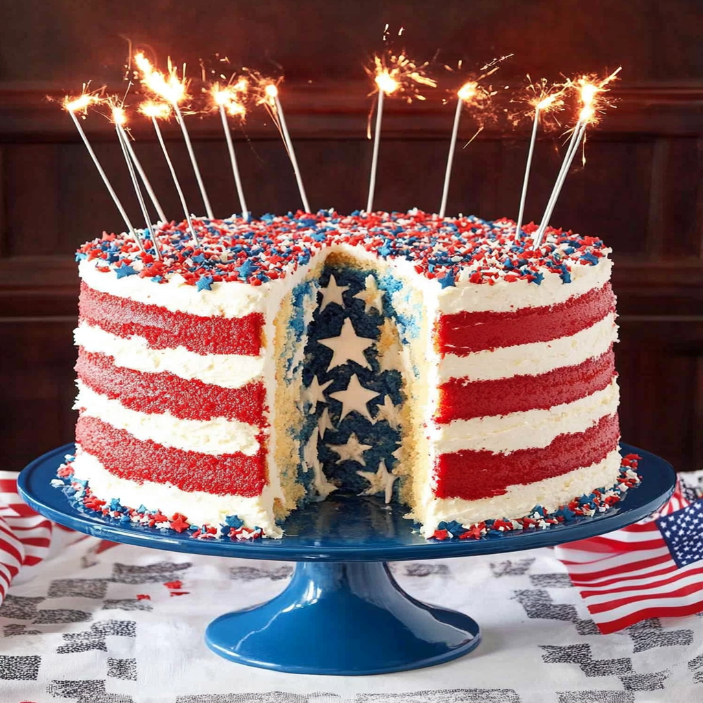 Stars & Stripes Cake