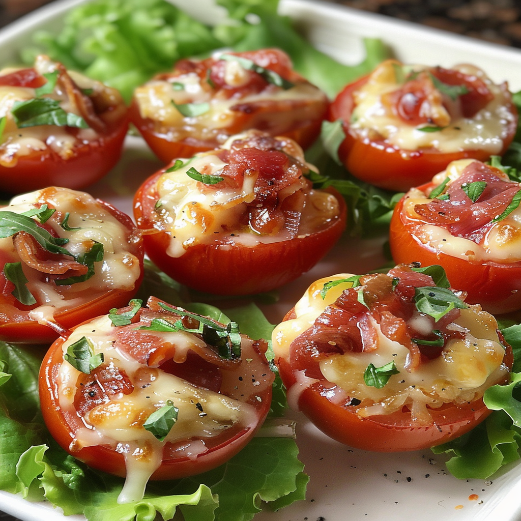BLT Stuffed Cherry Tomatoes
