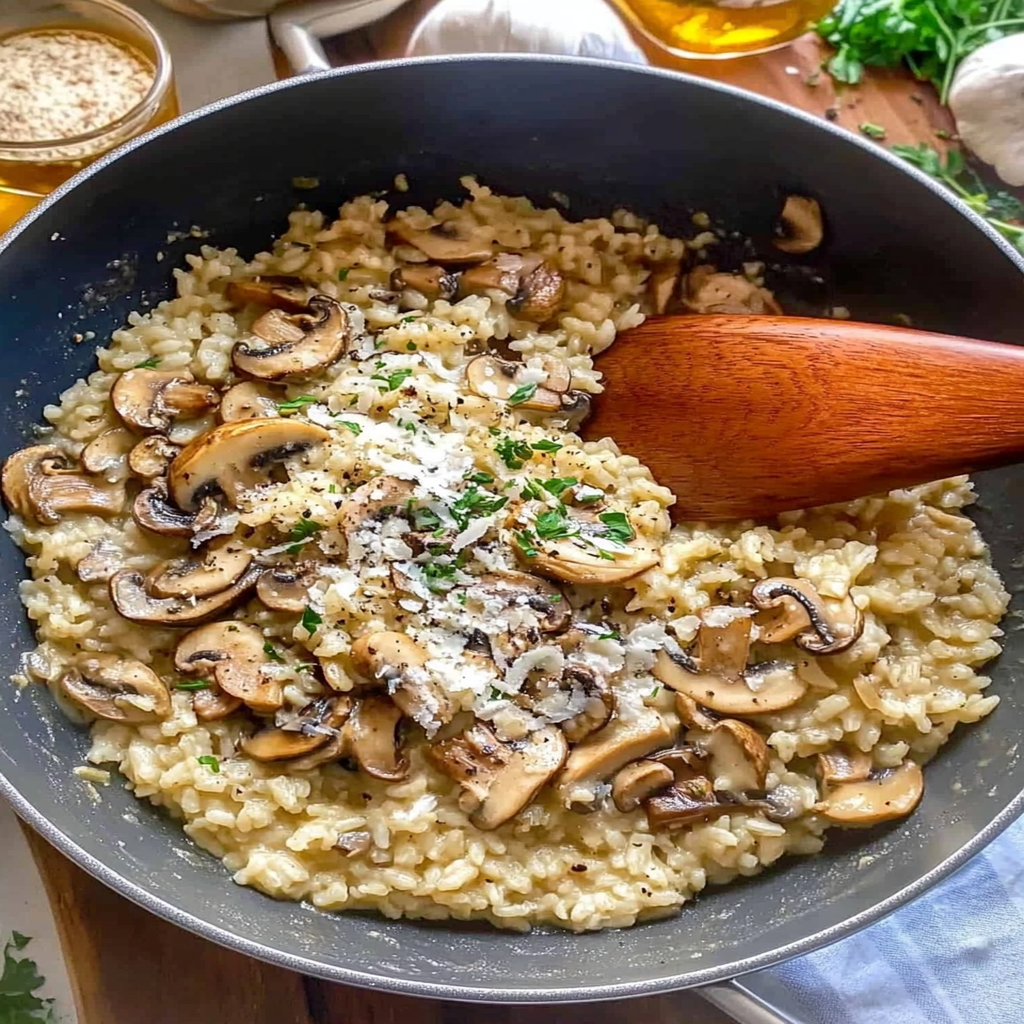 Creamy Mushroom Risotto