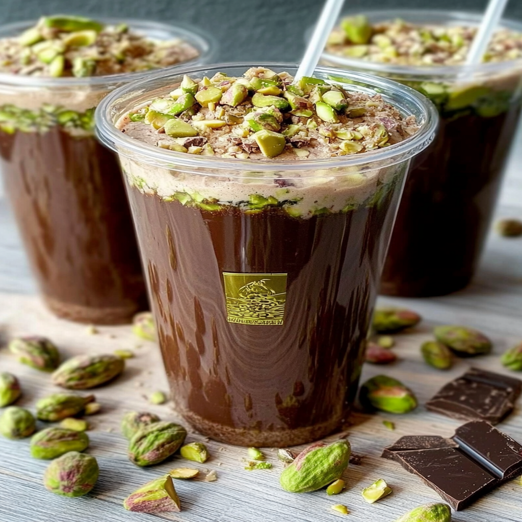 Dubai Chocolate Pistachio Shake
