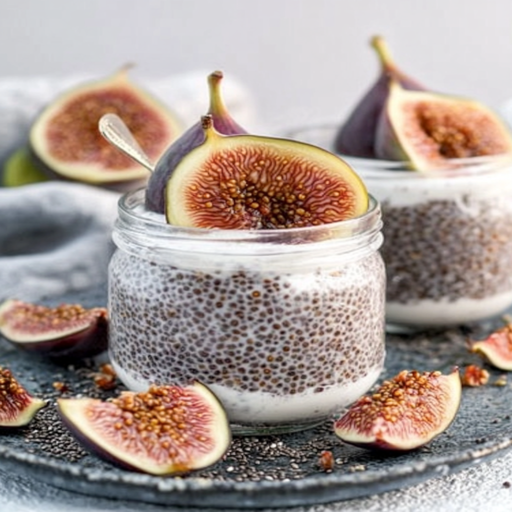 Chia Pudding with Figs and Honey