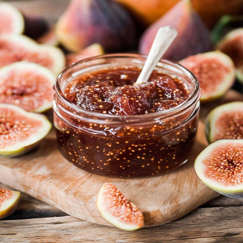 Fresh Fig Jam with Lemon Zest