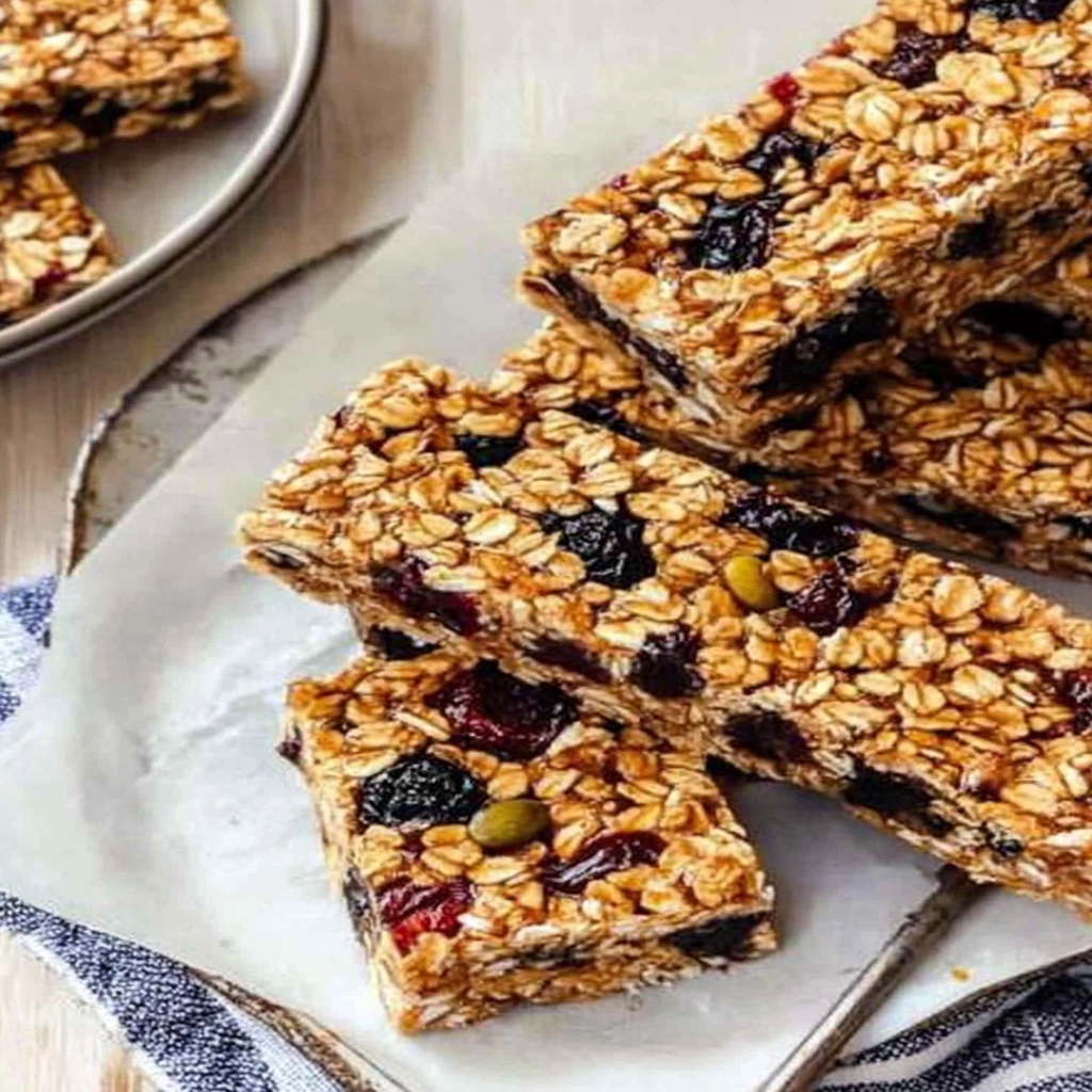 Granola Bars and Fresh Fruit Mix for Lunch Boxes
