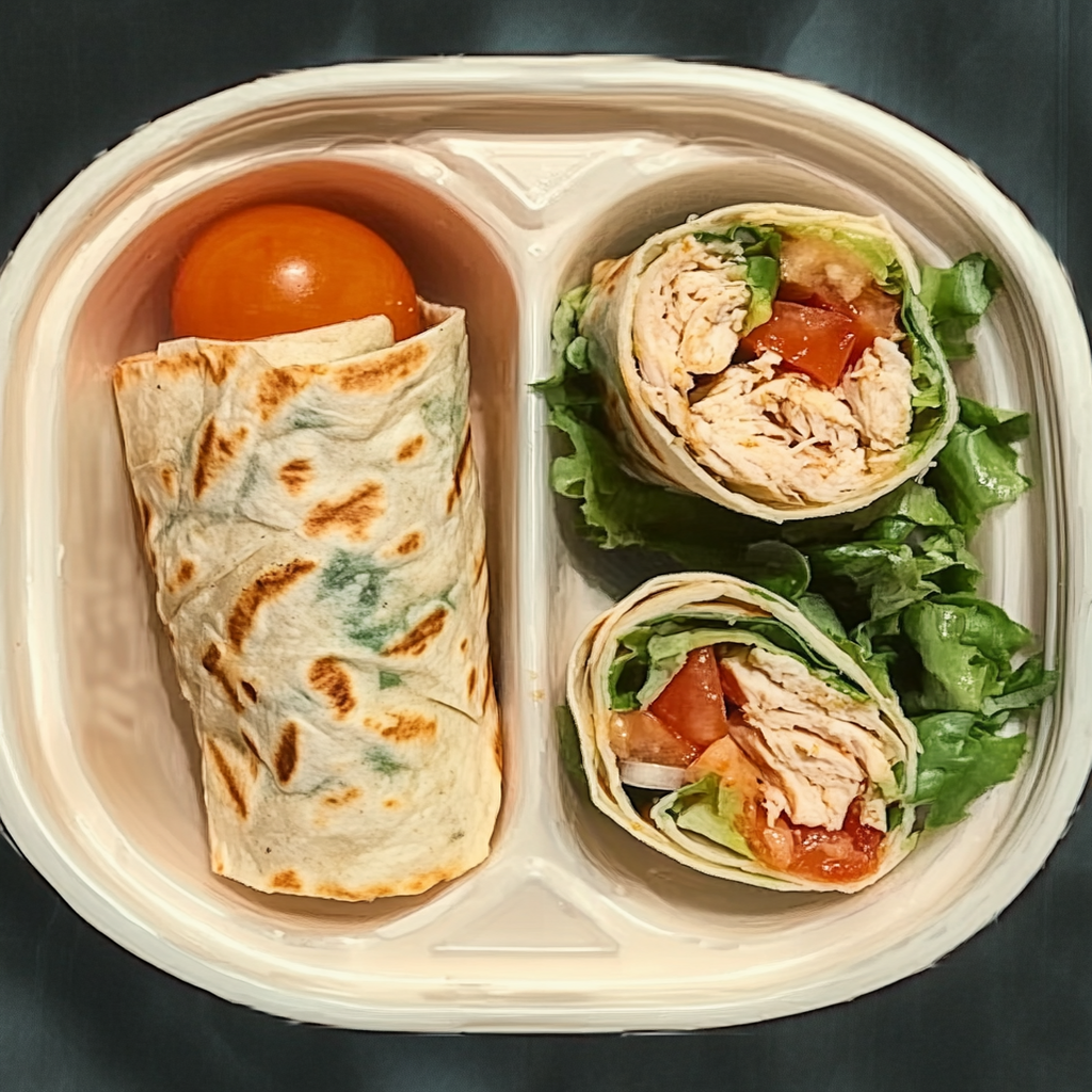 Grilled Chicken Wraps for Lunch Boxes