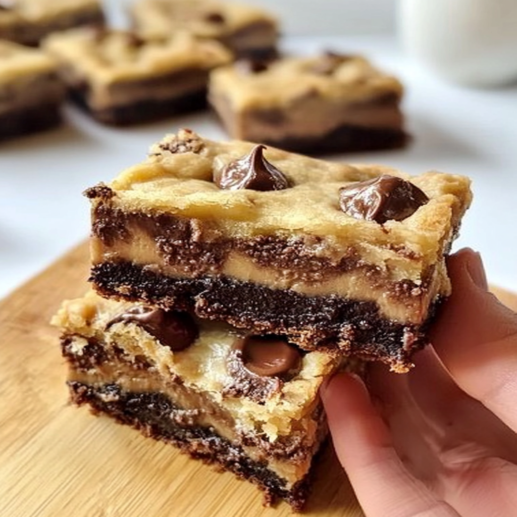 Nutella-Filled Gooey Center Brookies