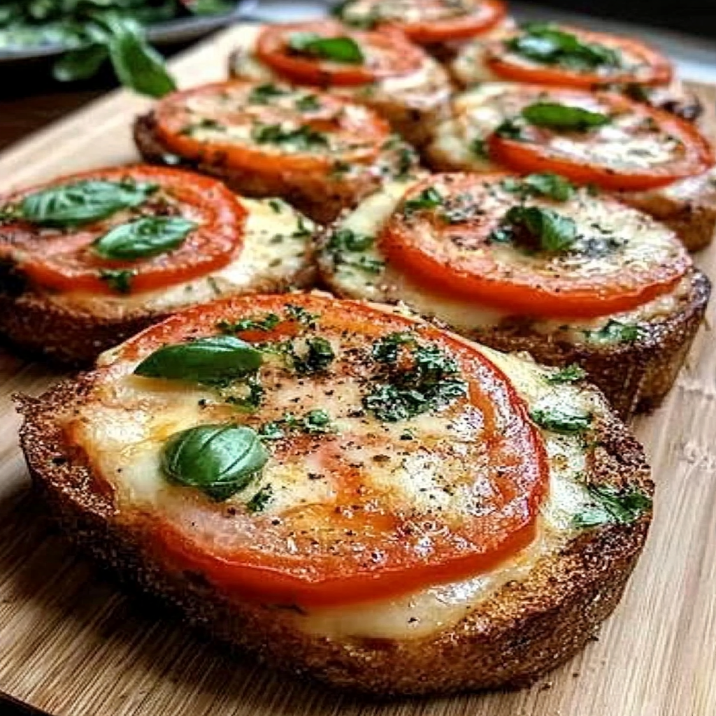 Tomato Basil Garlic Bread