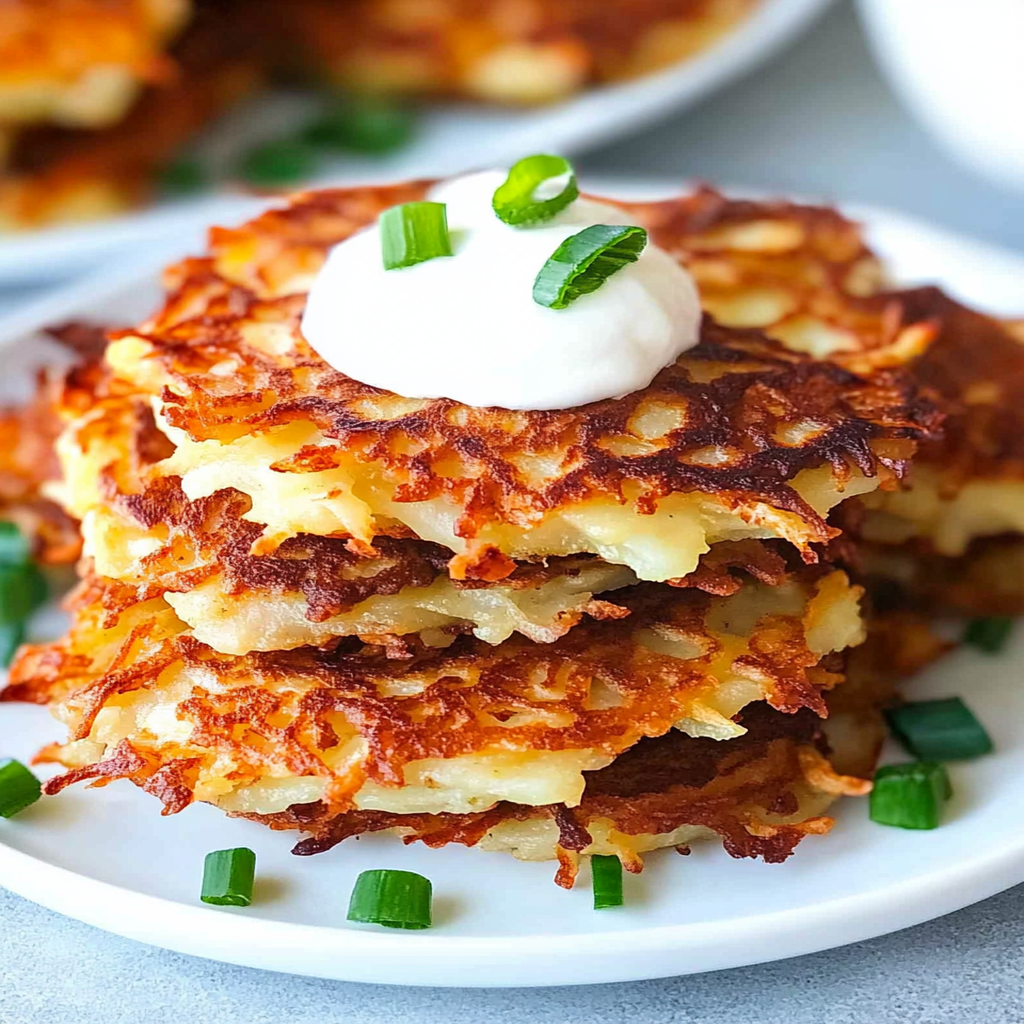 Crispy Potato Pancakes (Latkes)