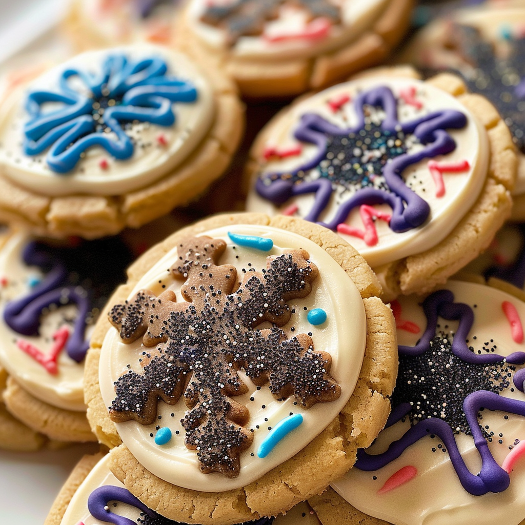 Fireworks Cookies and Cream Cookies