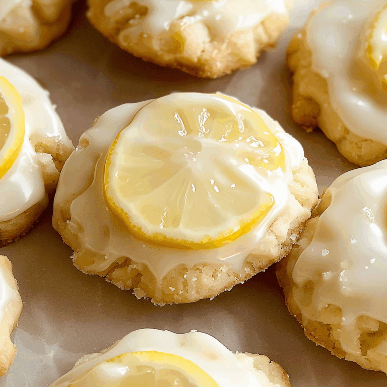 Lemon Drop Cookies (Italian Lemon Cookies)