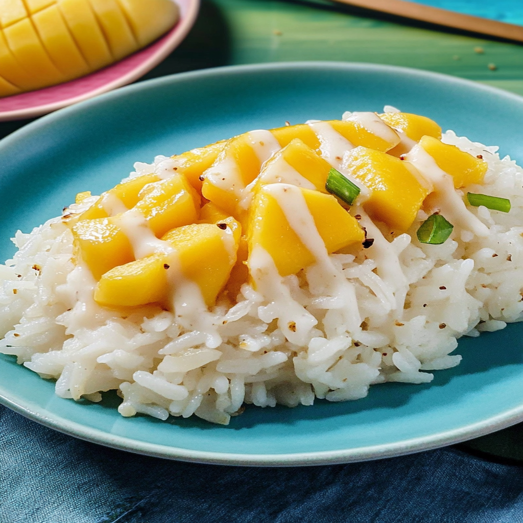 Light Coconut Mango Rice