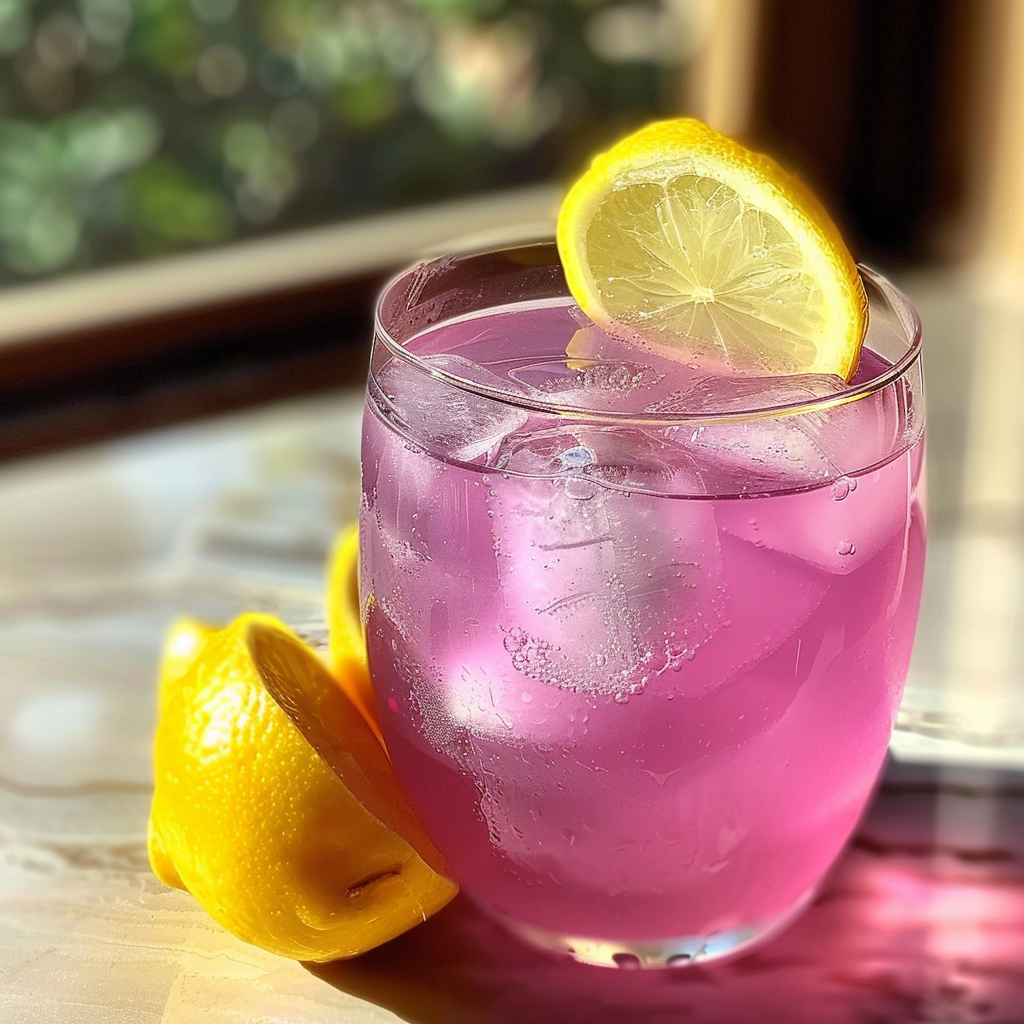 Purple Lemonade Mocktail