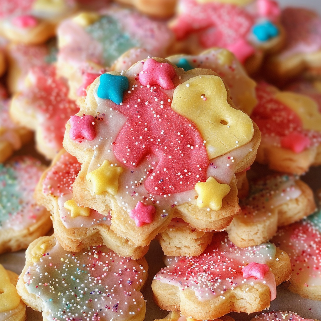 Softest CRUMBL Circus Animal Sugar Cookies