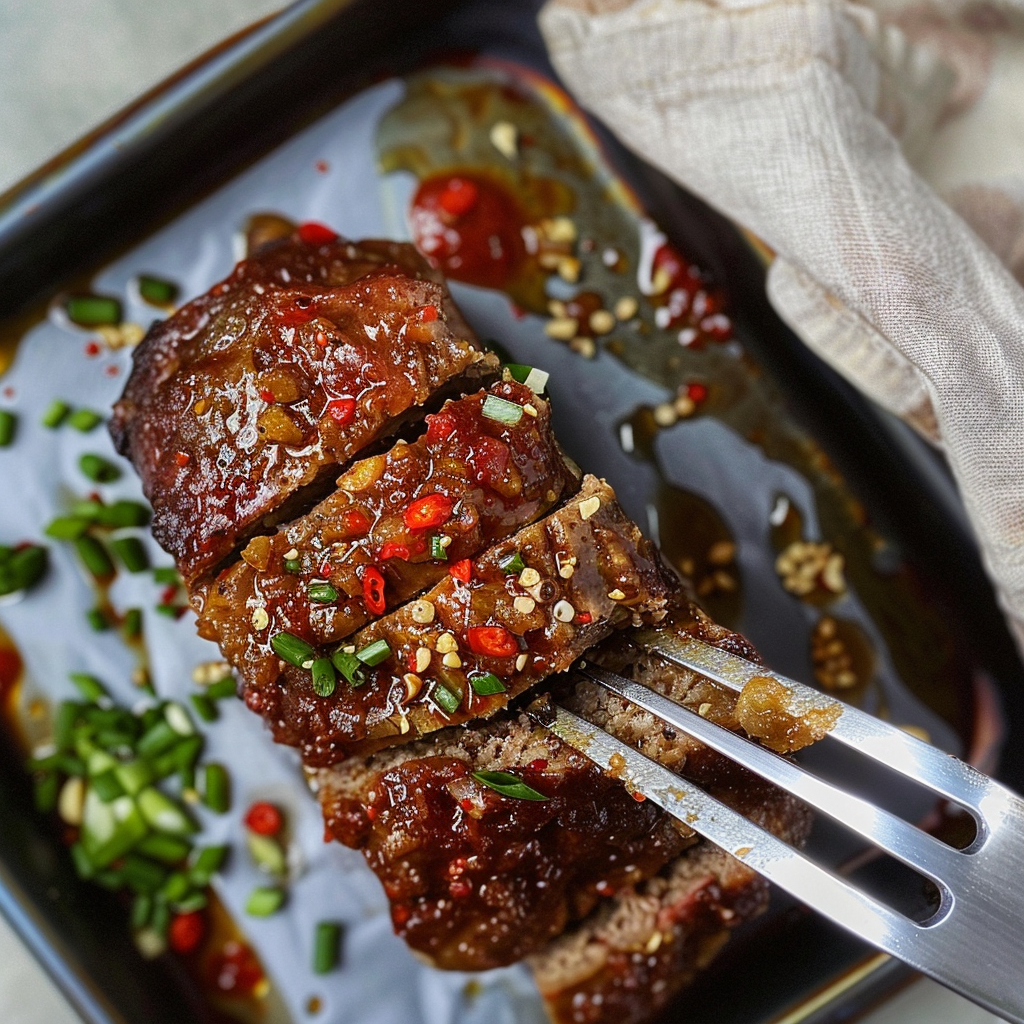 Sweet & Spicy Sambal Meatloaf